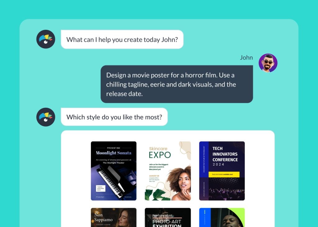Free AI quote generator to design a quote graphic in less than two minutes