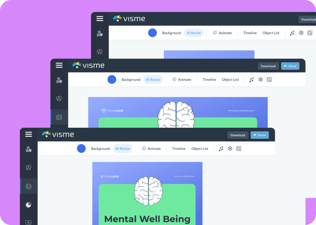 Free AI Resize tool to repurpose your design projects