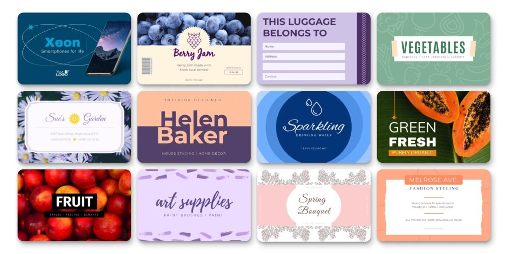 Free Online Label Maker | Visme