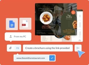 Free AI Brochure generator to create beautiful brochure design