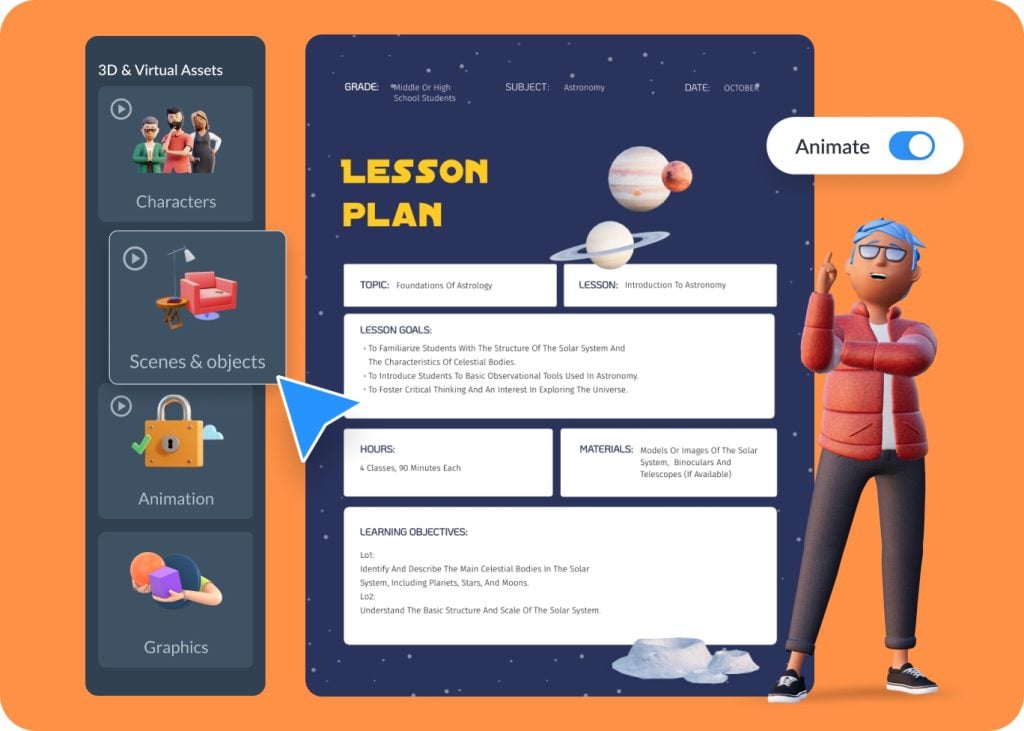 Free AI lesson plan generator to create impressive lesson plans in minute