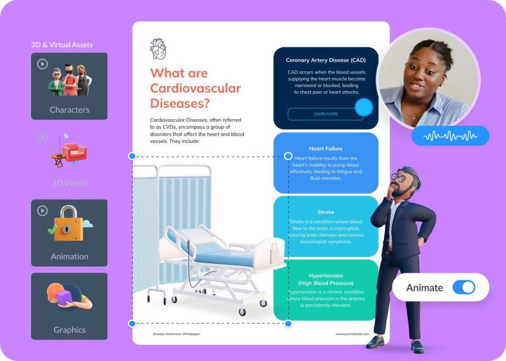 Free AI white paper generator to design informative white papers in minutes