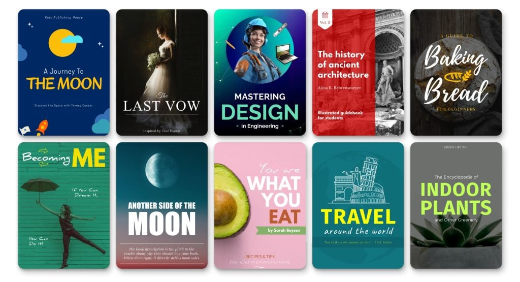 Free Book Cover Maker - Create Book Covers Online | Visme