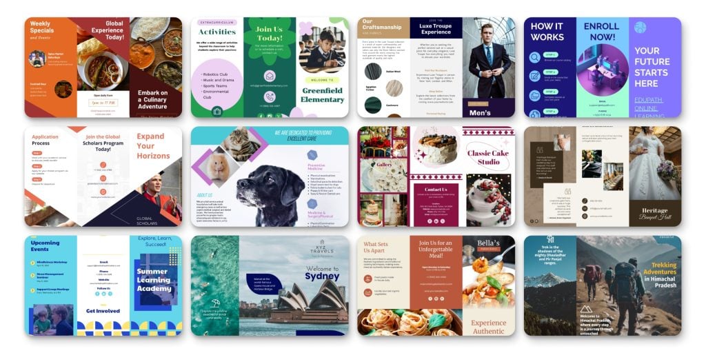 Free Brochure Maker - Create a Brochure Online | Visme