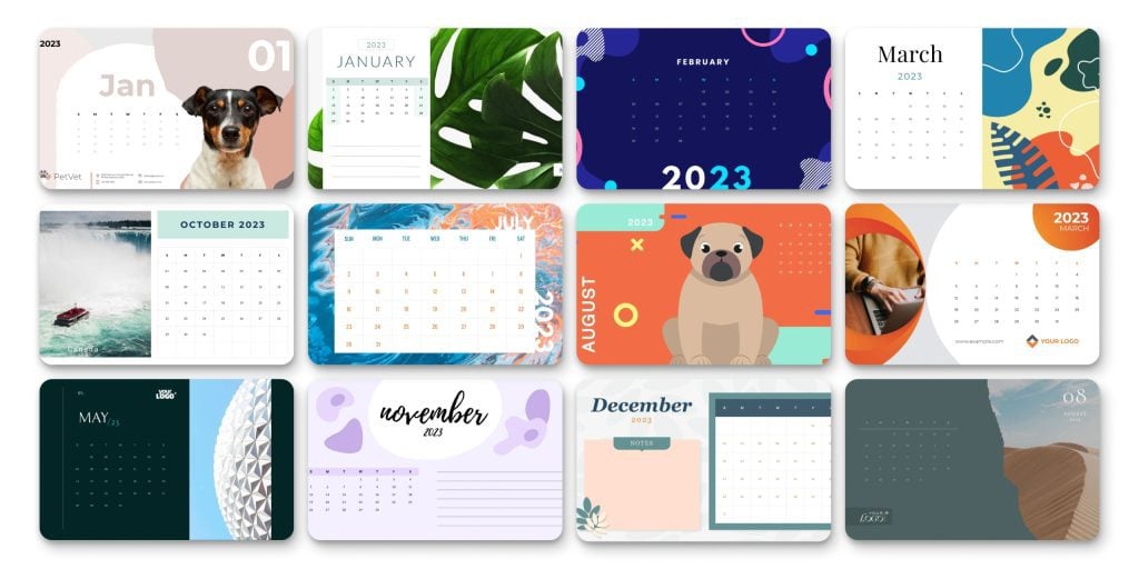 Free Calendar Maker - Create a Personalized Calendar | Visme