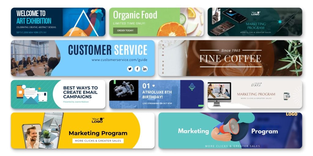 Free Email Header Maker - Design Email Headers | Visme