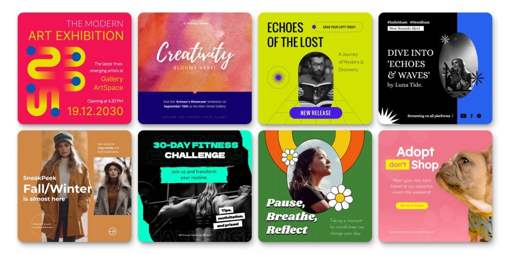 Free Online Instagram Post Maker - Create Aesthetic Content | Visme