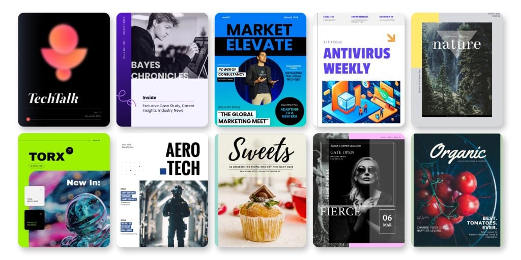 Free Magazine Cover Maker - Create a Magazine Cover | Visme