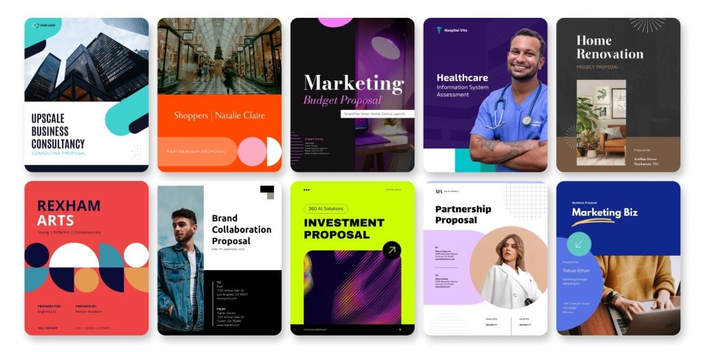 Free Online Proposal Maker - Make Custom Proposals | Visme