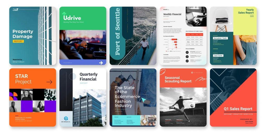 Free Online Report Maker - Design Custom Reports | Visme