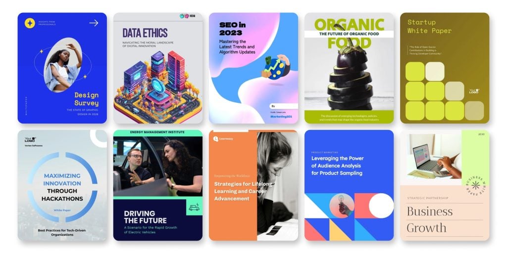 Free White Paper Design - Design a White Paper In 5' | Visme