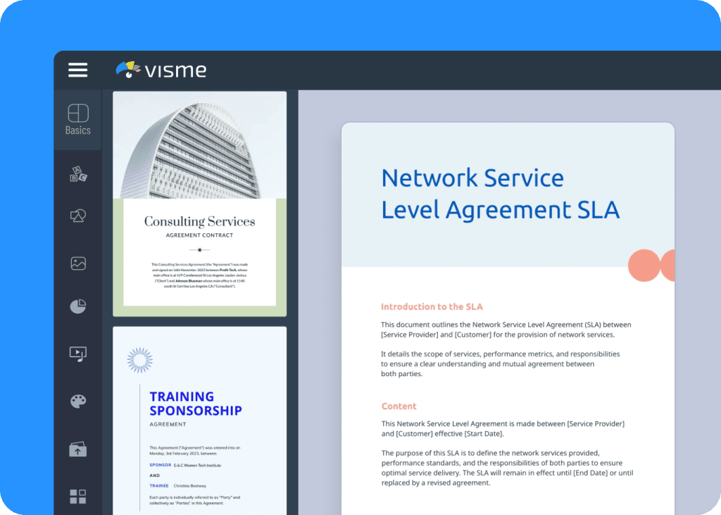 Contract Maker - Create Custom Contracts Easily | Visme