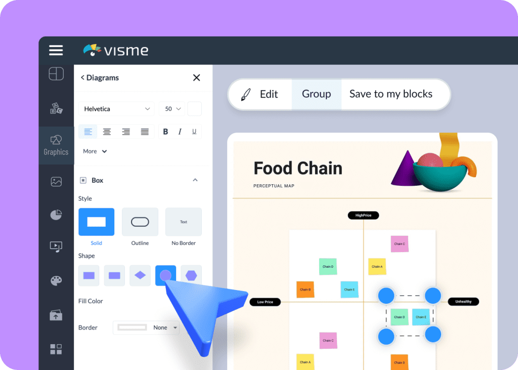 Perceptual Map Maker - Visualize Customer Perceptions | Visme