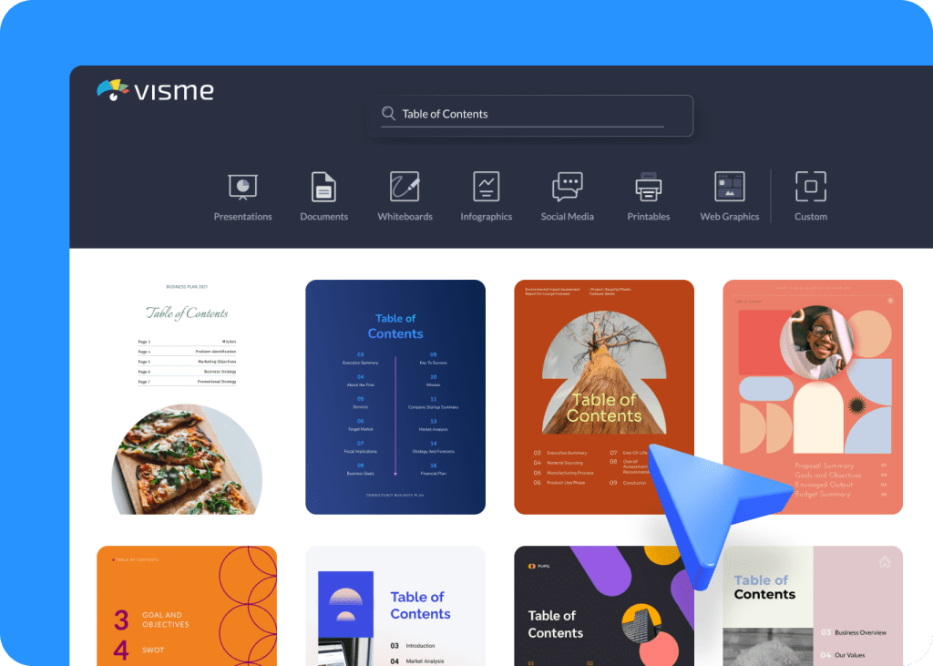 Table of Contents Generator - Organize Your Documents | Visme