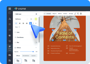 Table of Contents Generator - Organize Your Documents | Visme