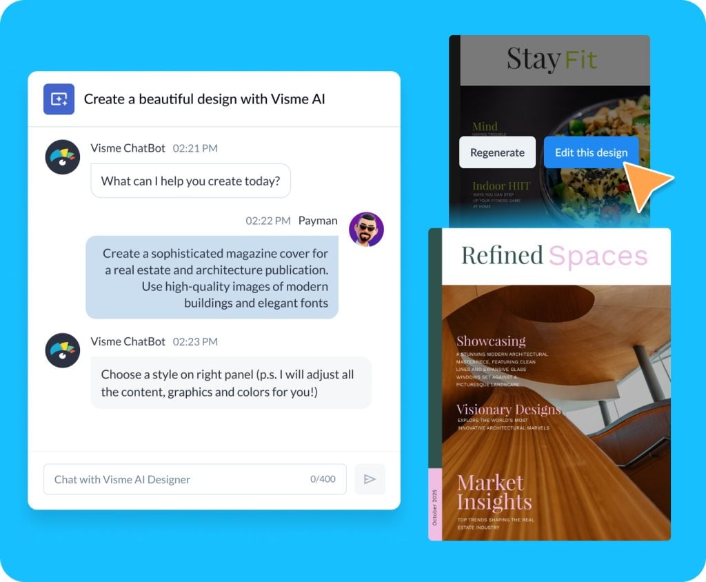 Free AI cover generator for designing all sorts of covers