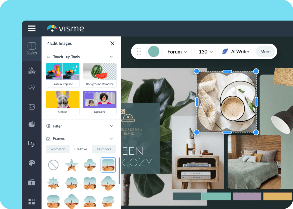 Moodboard Maker: Create Stunning Mood Boards Online | Visme