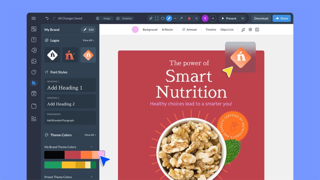 Brand Design Tool - Create Your Brand Assets | Visme