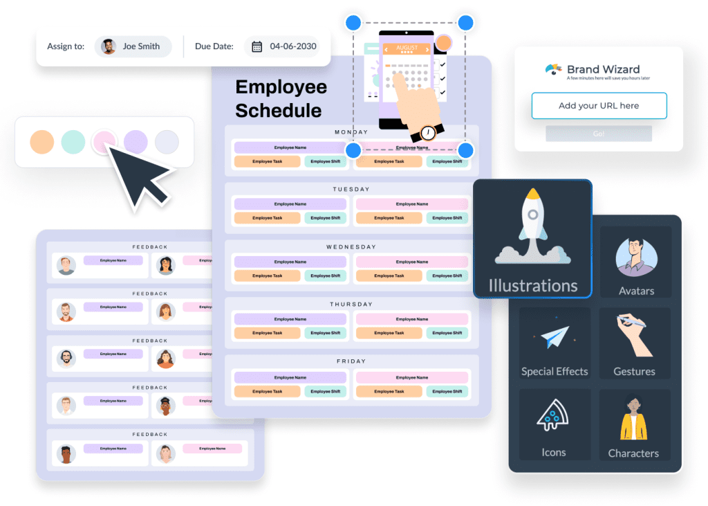 Online Employee Schedule Maker | Visme