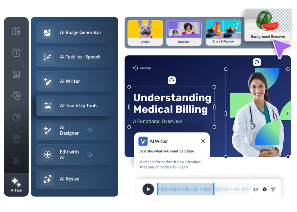 AI Branded Presentation Generator | Visme