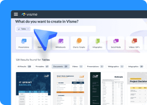 Data Table Maker: Create and Customize Tables Online | Visme